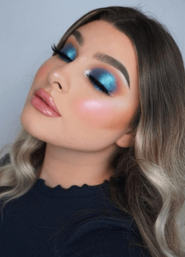 Olhos azuis: aposte no azul para valorizar a maquiagem - Ju Rakoza